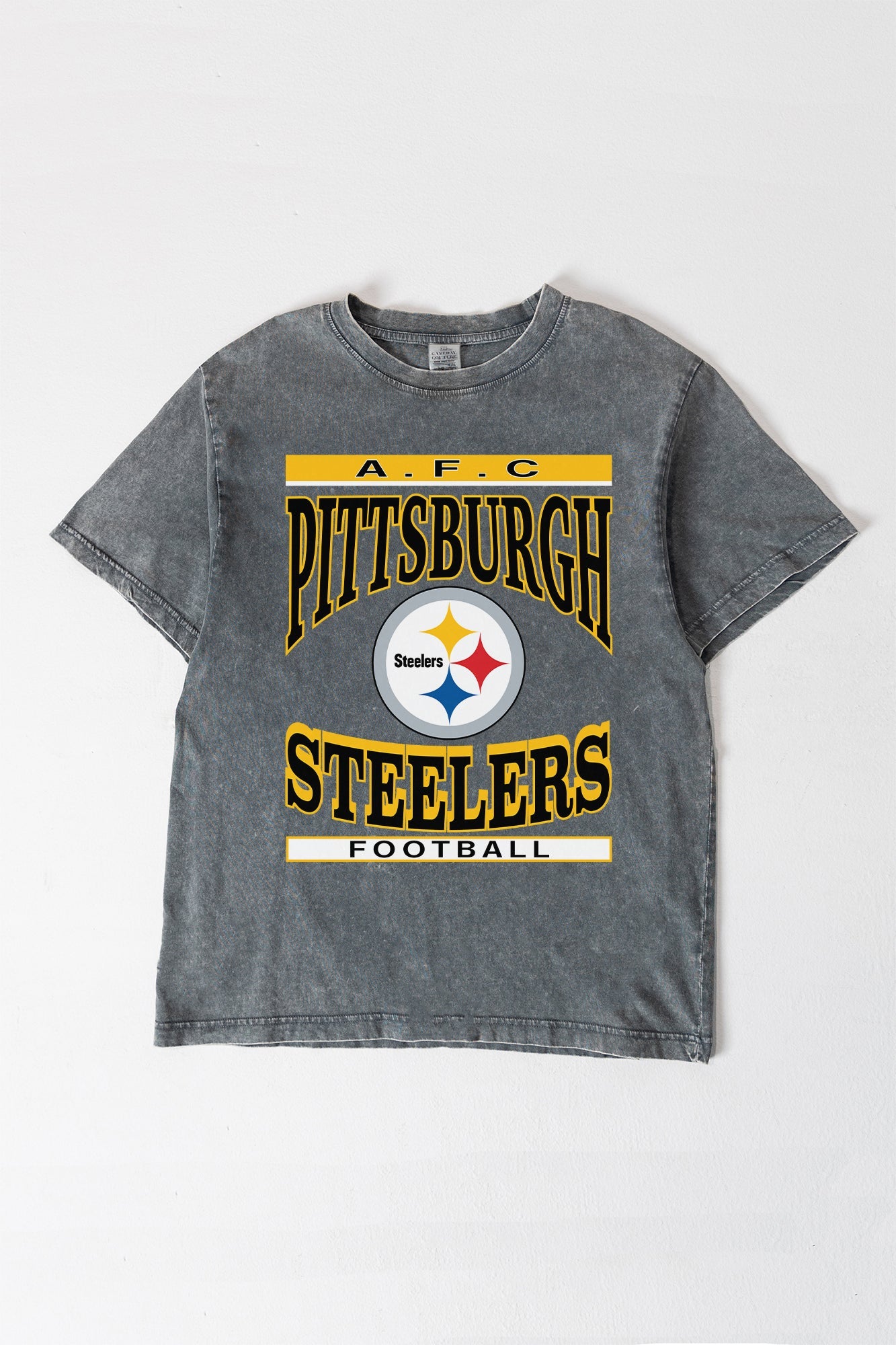 PITTSBURGH STEELERS CLASSIC GRIND WASHED RELAXED FIT TEE – Gameday ...