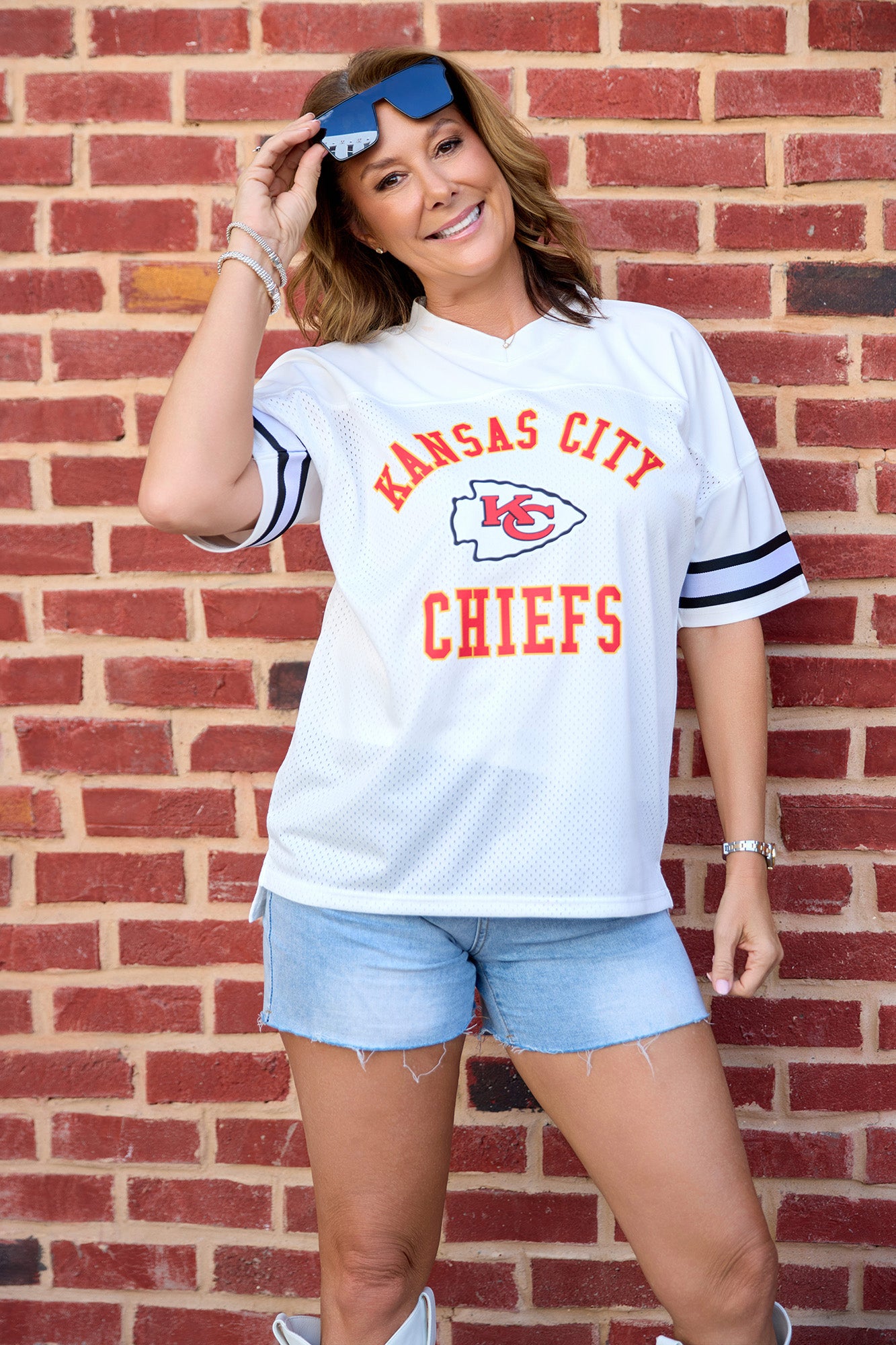 NEXT DOWN ICONIC OVERSIZED FASHION JERSEY BY RANDI MAHOMES | Gameday ...