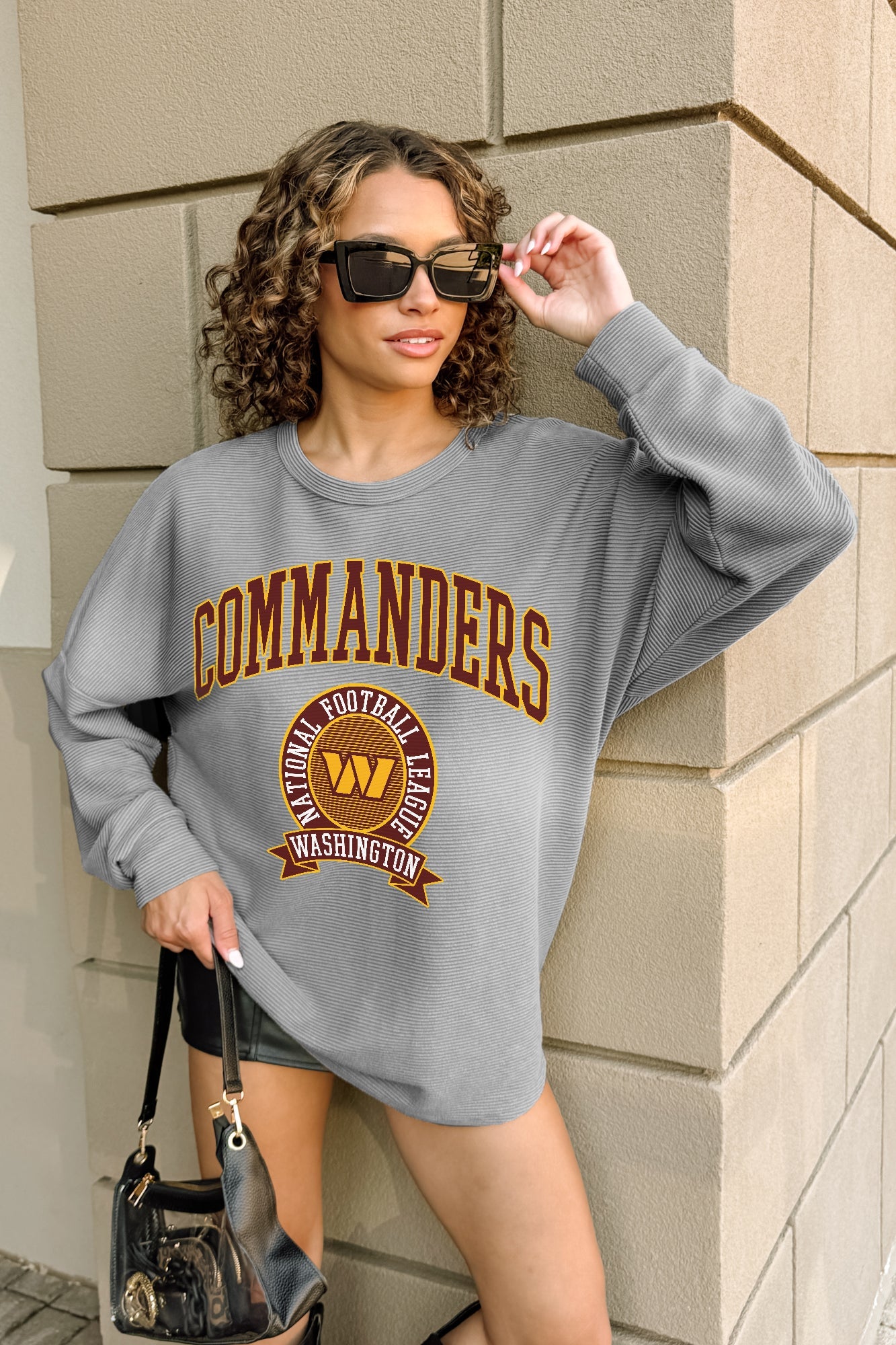 WASHINGTON COMMANDERS TRAINING DAY VINTAGE WASH CORDED PULLOVER ...