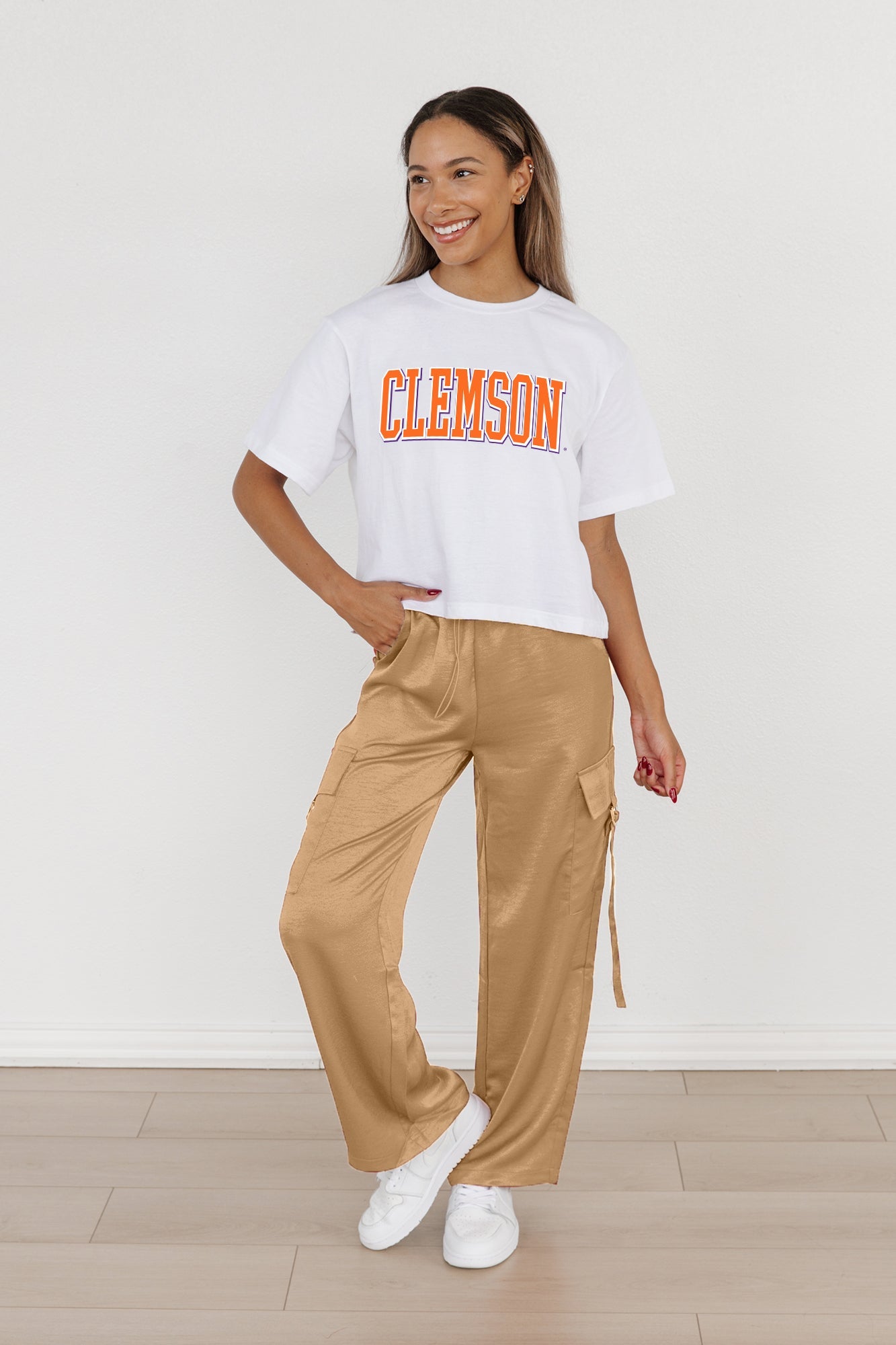 CLEMSON TIGERS All-Star Appeal Cropped Tee By Madi Prewett Troutt ...